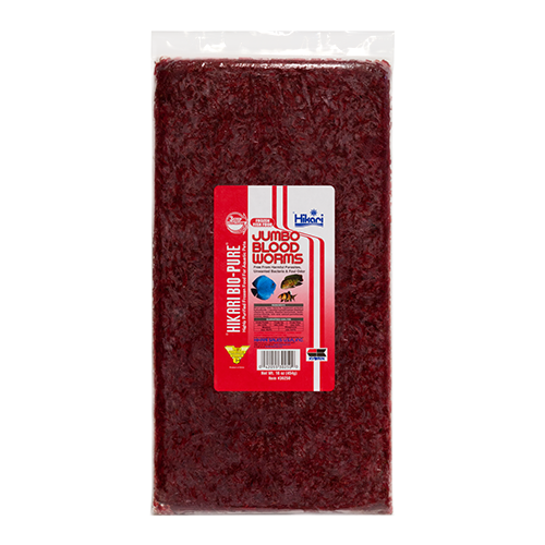 Hikari Frozen Bloodworm Jumbo Flat 16 oz – SomethingFishyLLC
